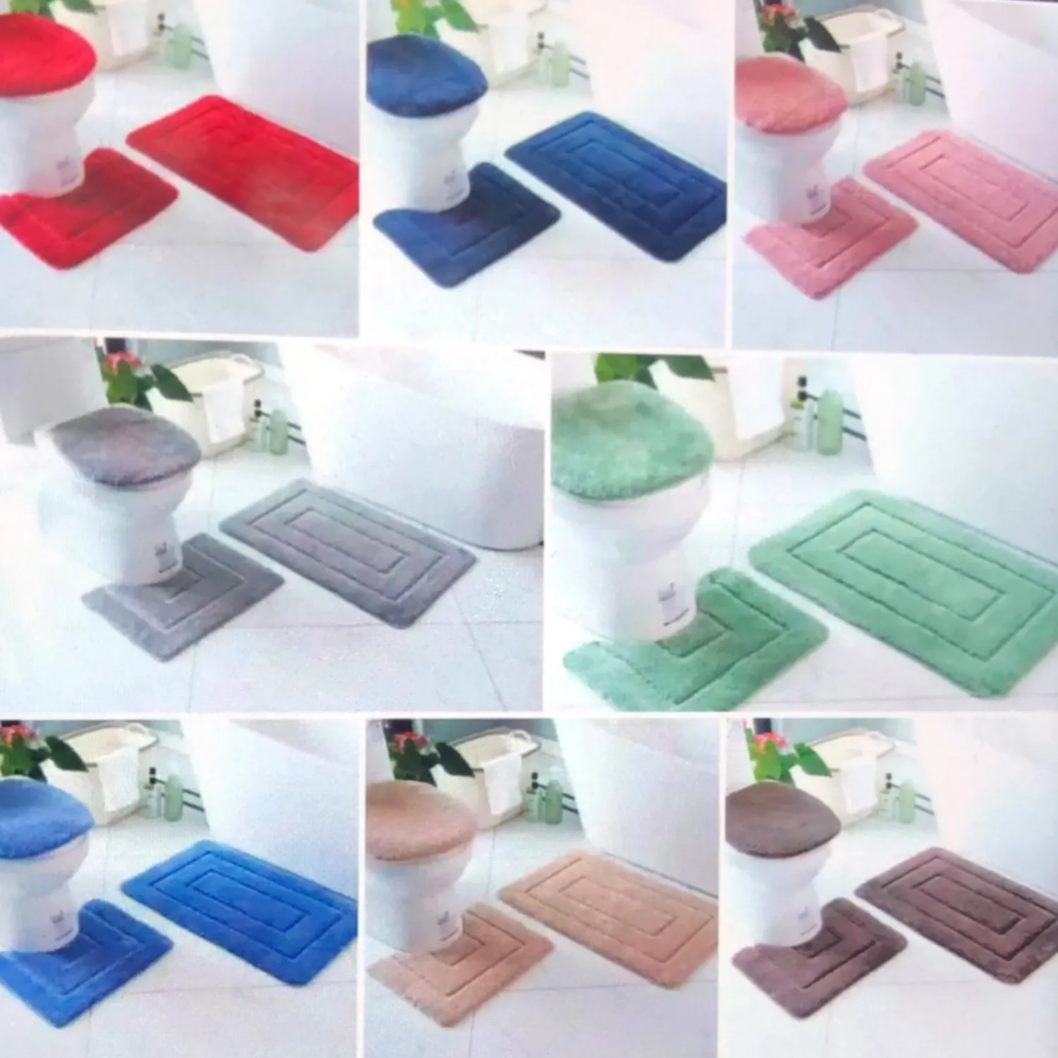Toilet Set Mat - Magic Sofa Covers